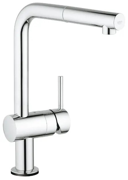 Grohe Flair - Miscelatore da lavello con bocca di erogazione estraibile ...