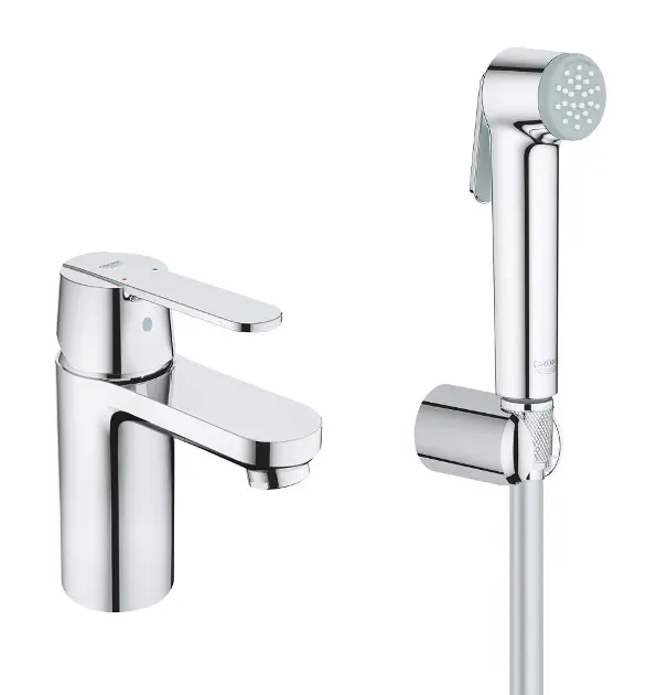 Grohe Get - Waschtischarmatur mit Bidetbrause, Chrom 23238000 | Sanitino.at