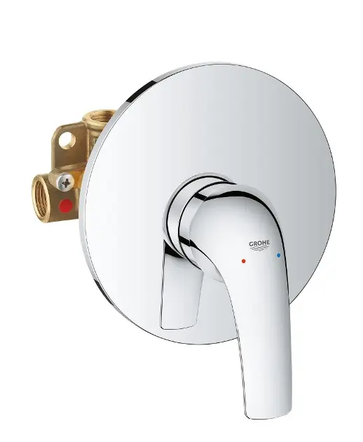 Grohe Start Curve - Duscharmatur Unterputz mit Montagekörper, Chrom ...