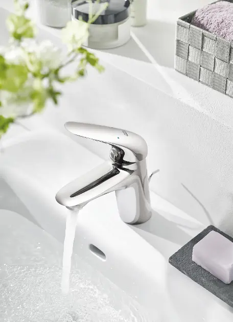Grohe Wave - Waschtischarmatur mit Auslass, Chrom 23581001 | Sanitino.at
