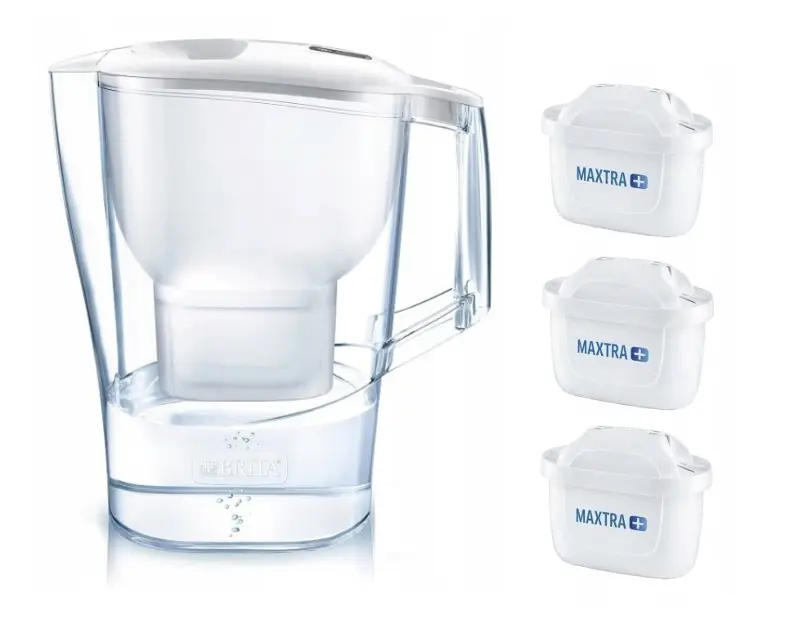Brita Carafes - Set de carafe filtrante Aluna Cool Memo et 3 filtres ...