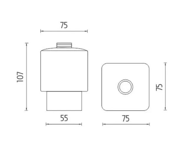 Nimco Ricambi - Serbatoio di ricambio per dispenser, vetro opaco 1029C ...