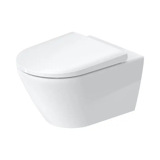 Duravit D-Neo - Wand-WC, Rimless, WonderGliss, weiß 25770900001 ...