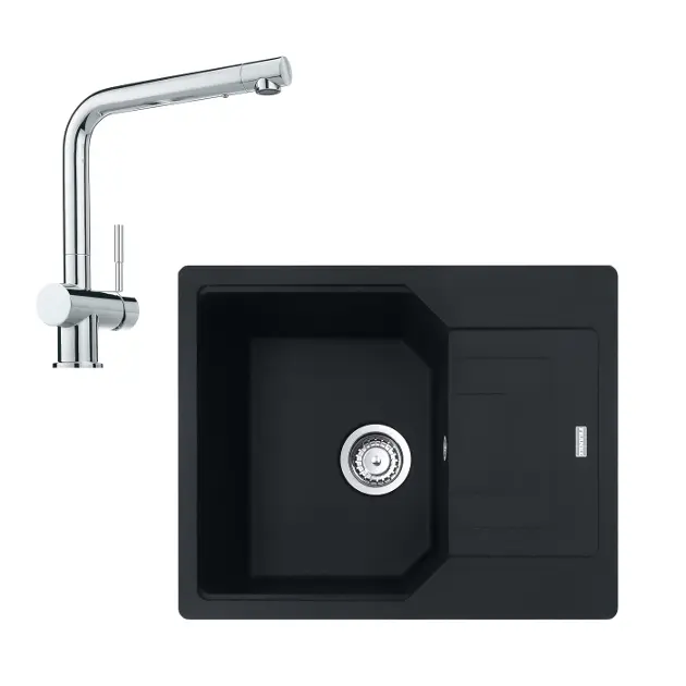 Franke Set - Set G180, lavello in fragranite UBG 611-62 e miscelatore ...