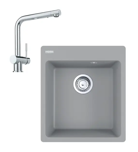 Franke Set - Set G204, lavello in fragranite CNG 610-39 e miscelatore ...