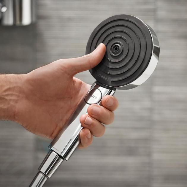 Hansgrohe Pulsify Select Set De Pommeau De Douche 3 Jets Barre De