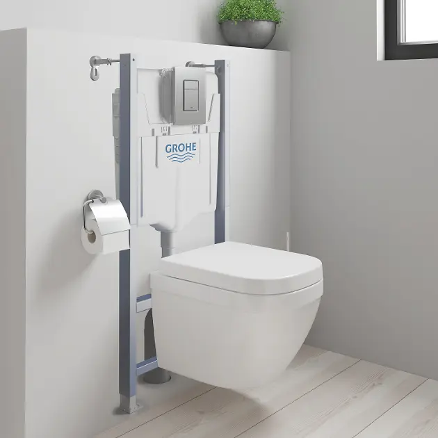 Grohe Solido - Set modulo di installazione per WC sospesi, altezza 1,13 ...