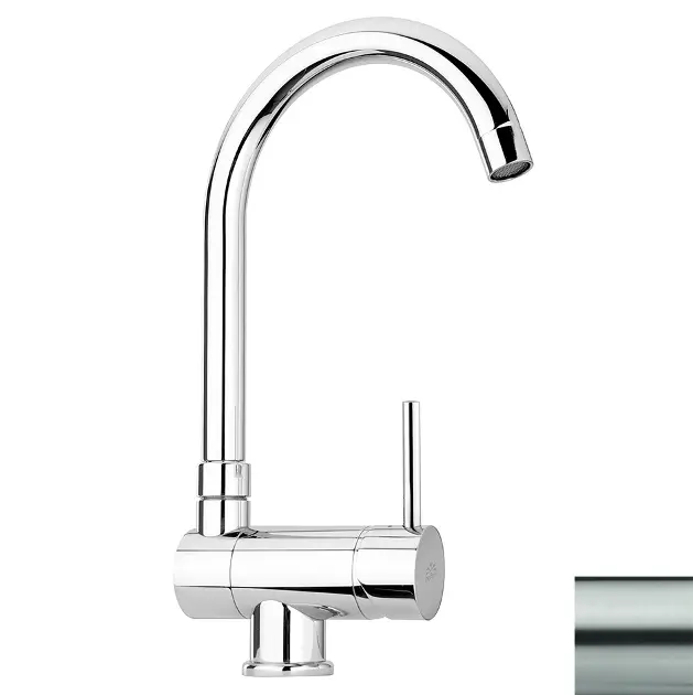 Paffoni Stick - Miscelatore da lavello, sottofinestra, acciaio inox ...