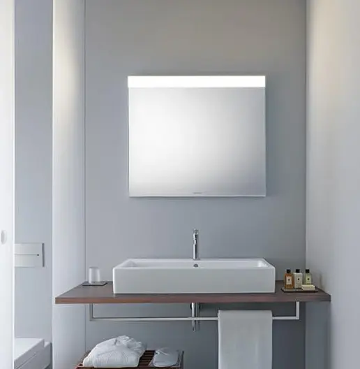 Duravit Miroirs - Miroir 80x70 cm, avec un éclairage LED LM783600000 ...