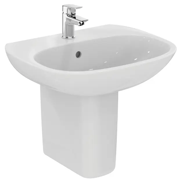 Ideal Standard Tesi - Lavabo 60x48 cm, avec trop-plein, trou pour ...