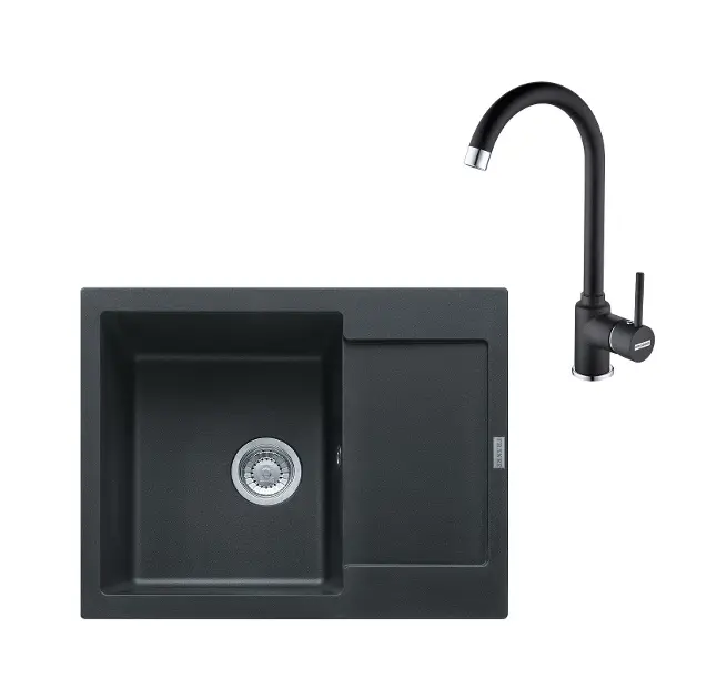 Franke Set - Set da cucina G166, lavello in fragranite MRG 611-62 e ...