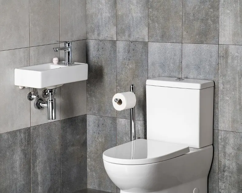 Sapho Small - Lave-main Minos 40x22 cm, avec trop-plein, trou pour ...