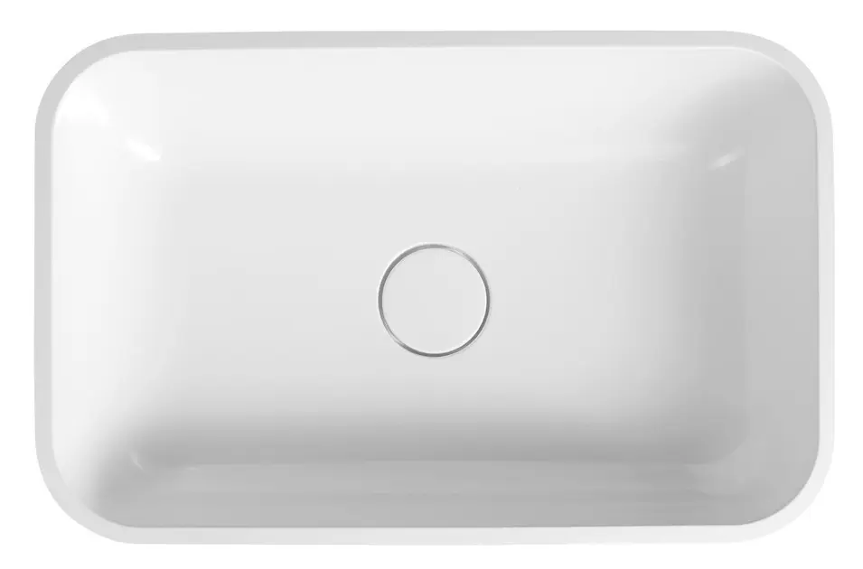 Sapho Lavabos - Lavabo Menar sobre encimera, 60x38 cm, sin rebosadero ...