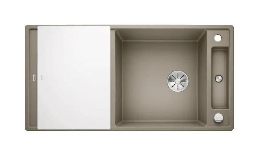 Blanco Axia III XL 6 - Silgranit spoelbak, 100x51 cm, met accessoires, InFino, tartufo 523517 ...