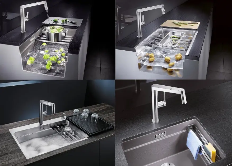 Blanco Etagon 6 - Lavello in silgranit, 60x51 cm, con guide scorrevoli ...