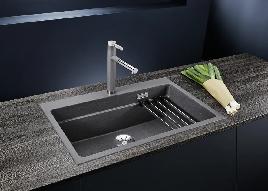 Blanco Etagon 8 - Lavello in silgranit, 78x51 cm, con guide scorrevoli ...