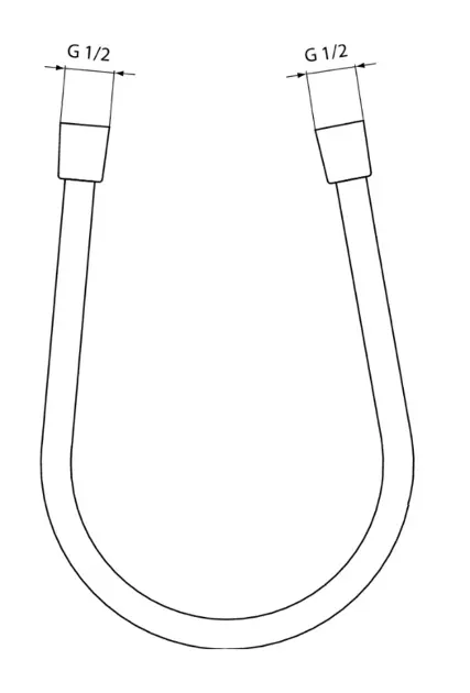 Ideal Standard Idealrain - Flexible de douche 175 cm, chrome BG175AA | Sanitino.fr