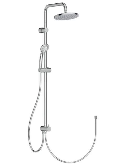 Ideal Standard Idealrain - Brauseset mit Umschalter, Durchmesser 20 cm, 3 Strahlen, chrom ...