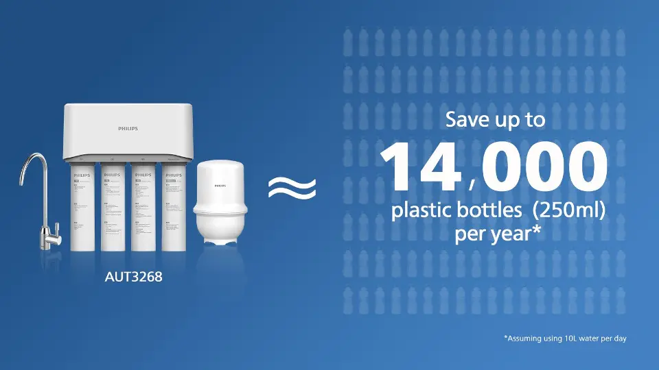 Philips Filtratie - Set keukenkraan met filtratie, chroom AUT3268/10 ...