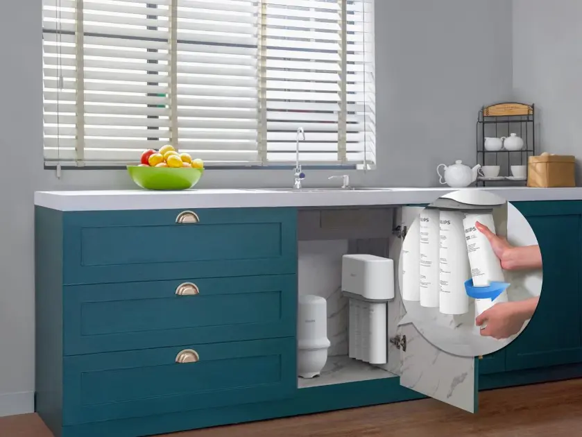 Philips Filtratie - Set keukenkraan met filtratie, chroom AUT3268/10 ...