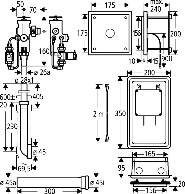 Grohe Rondo - Fluxor a presión 42909000 | Sanitino.es