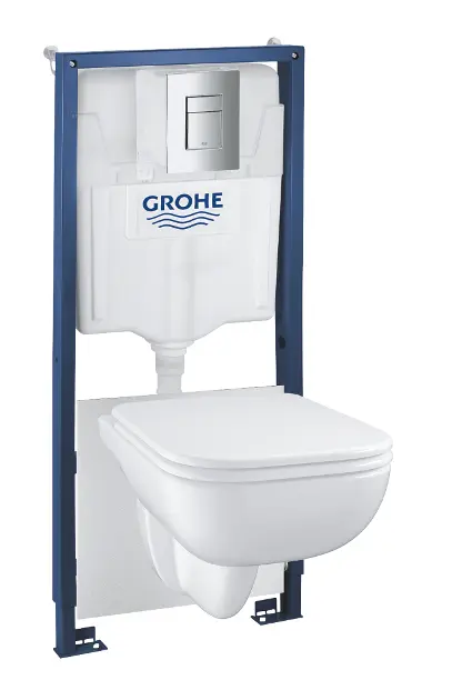Grohe Solido - Set con modulo di installazione, vaso WC Edge Ceramic e ...