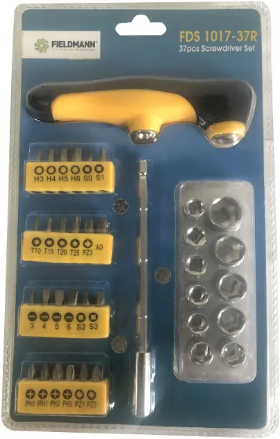 Fieldmann Werkzeug - FDS 1017-37R T-Schraubendreher mit Bits 50004033 ...