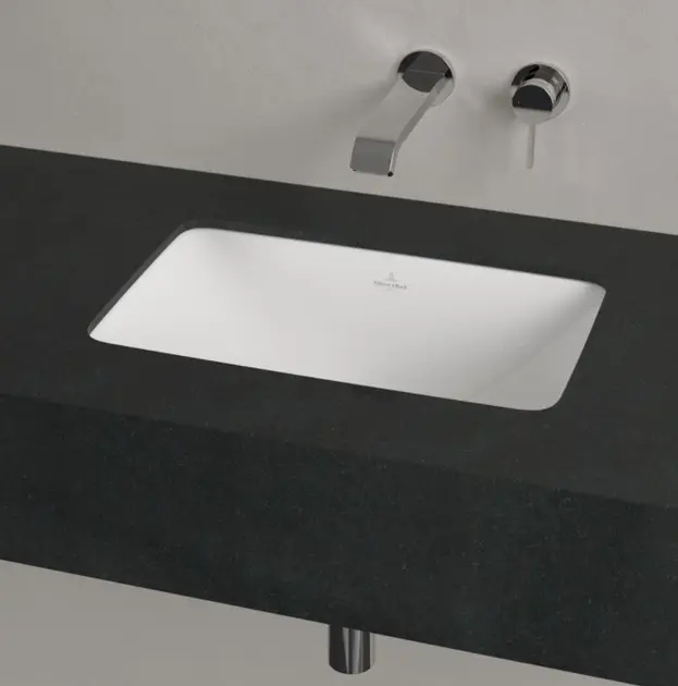 Villeroy & Boch Loop&Friends - Lavoar încorporat, 62x38 cm, cu preaplin ...