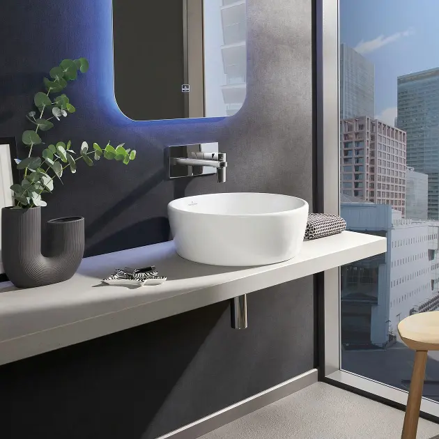 Villeroy & Boch Architectura - Umývadlo na dosku, priemer 450 mm, s ...