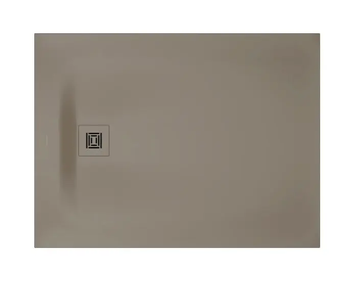 Duravit Sustano - Douchebak, 120x90 cm, DuraSolid, mat beige ...