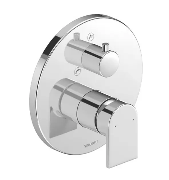 Duravit Tulum - Grifo empotrado de ba?era, cromo TU5210018010 | Sanitino.es