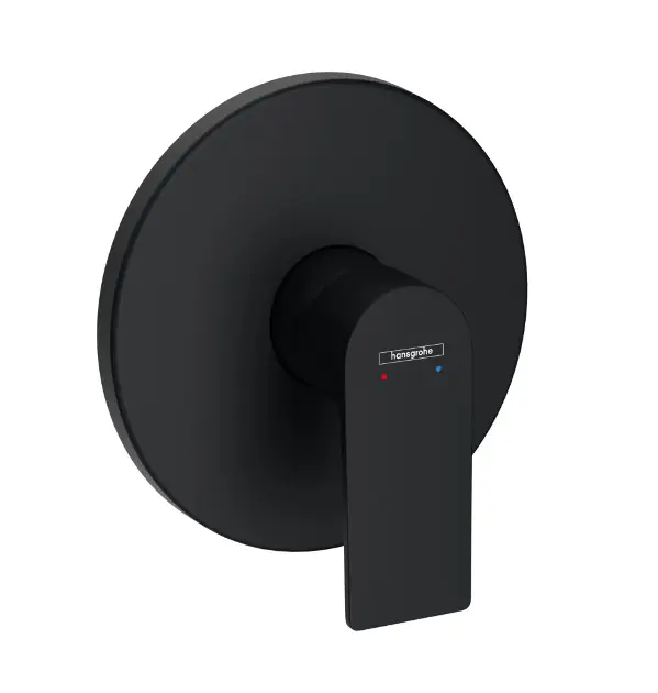 Hansgrohe Rebris E - Unterputz-Duscharmatur, schwarz matt 72668670 ...