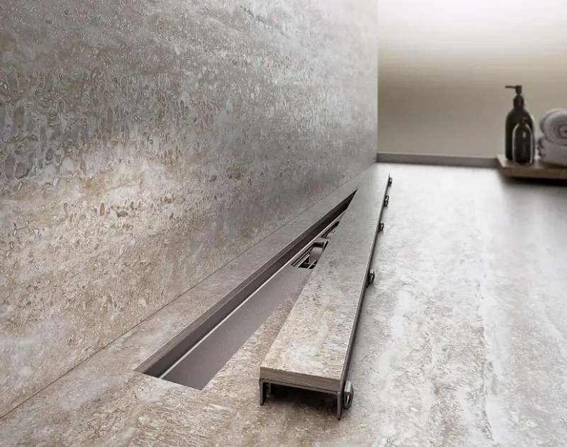 Alcadrain Douchegoten - Douchegoot Marmer 30 cm, met rooster voor het ...