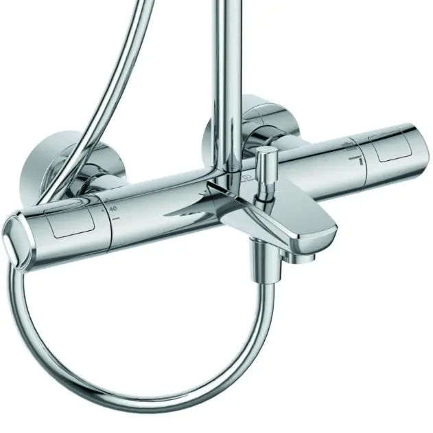 Ideal Standard CeraTherm - Duschset mit Badewannenthermostat, 20x30 cm ...