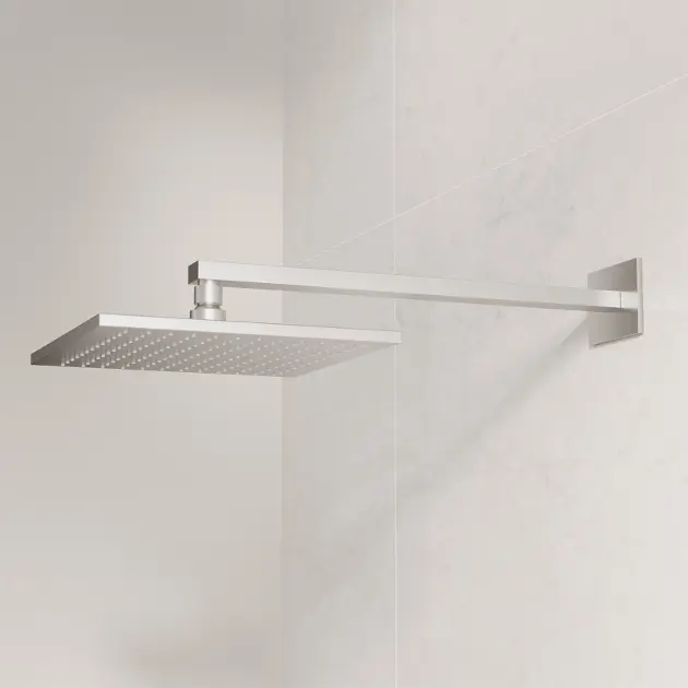 Steinberg 120 - Douche de tête, 30x30 cm, nickel brossé 120 1686 BN ...