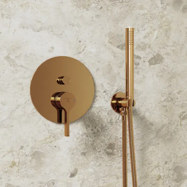 Steinberg 280 - Unterputzarmatur für 2 Verbraucher, Rotgold 280 2103 3 ...