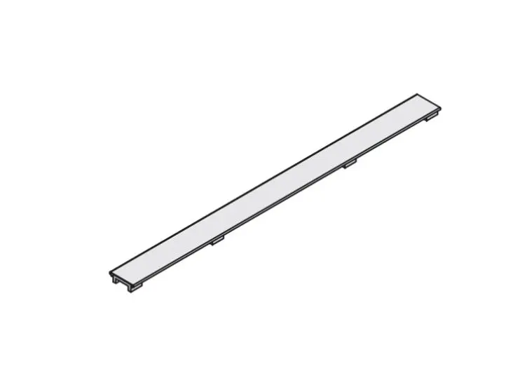I-Drain DZIGNSTONE - Designrost für Solid Linear Badewannen, Länge 90 ...