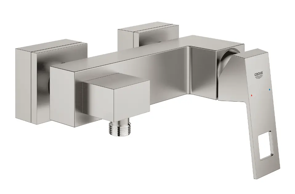 Grohe Eurocube - Shower mixer, supersteel 23145DC0 | Sanitino.fi/en