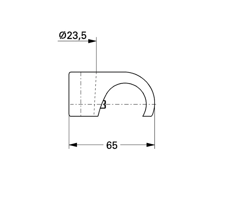 Grohe Relexa - Soporte, cromo 28788000 | Sanitino.es