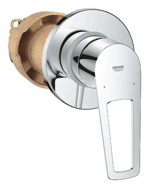 Grohe BauLoop - Grifo empotrado de ducha, con cuerpo de montaje, cromo 29042001 | Sanitino.es