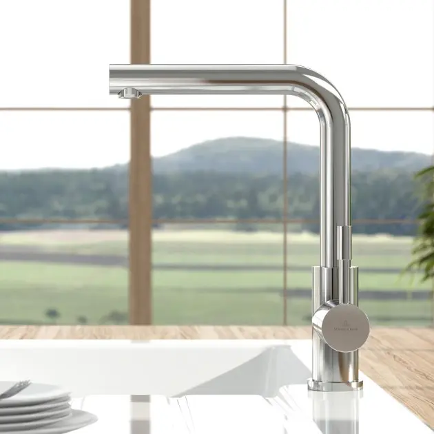 Villeroy & Boch Modern Steel - Miscelatore da lavello, acciaio inox ...