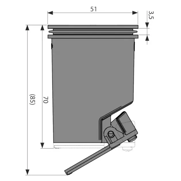 Alcadrain Odtokové kanálky - Kombinovaná zápachová uzávěra SMART pro ...