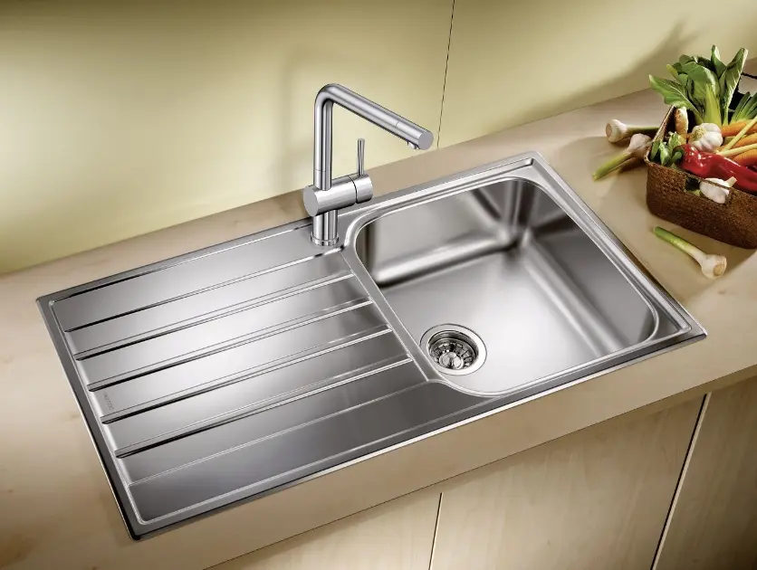 Blanco Livit XL - Évier, 100x50 cm, inox brossé 515651 | Sanitino.fr