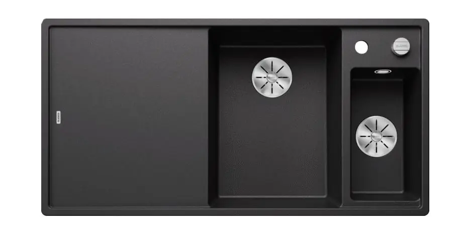 Blanco Axia III 6 - Silgranitspüle, 100x51 cm, mit Ablaufbedienung und Zubehör, InFino ...