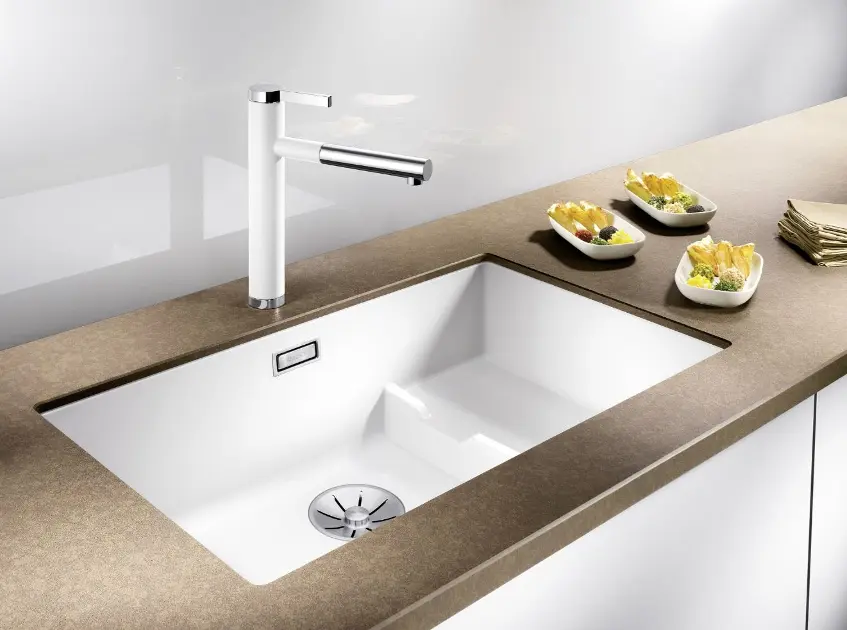 Blanco Subline 700 - Évier en Silgranit, 73x46 cm, InFino, blanc 523542 ...