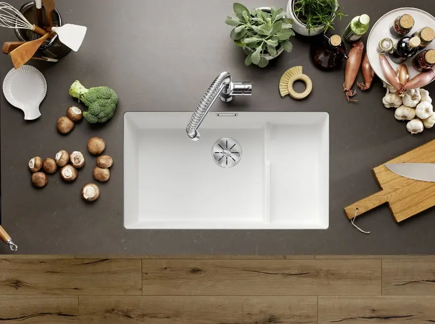 Blanco Subline 700 - Lavello in silgranit, 73x46 cm, InFino, bianco ...