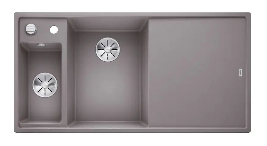 Blanco Axia III 6 - Silgranitspüle, 100x51 cm, mit Ablaufbedienung und Zubehör, InFino ...