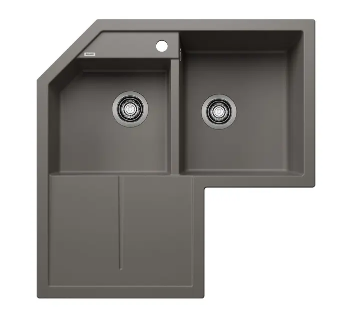 Blanco Metra 9 - Évier en silgranit, 83x83 cm, gris 526798 | Sanitino.fr