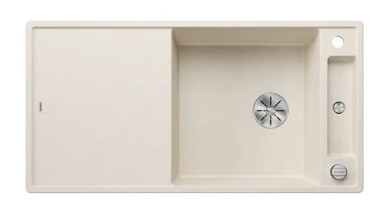 Blanco Axia III XL 6 - Silgranitspüle, 100x51 cm, mit Ablaufsystembedienung und Zubehör, InFino ...