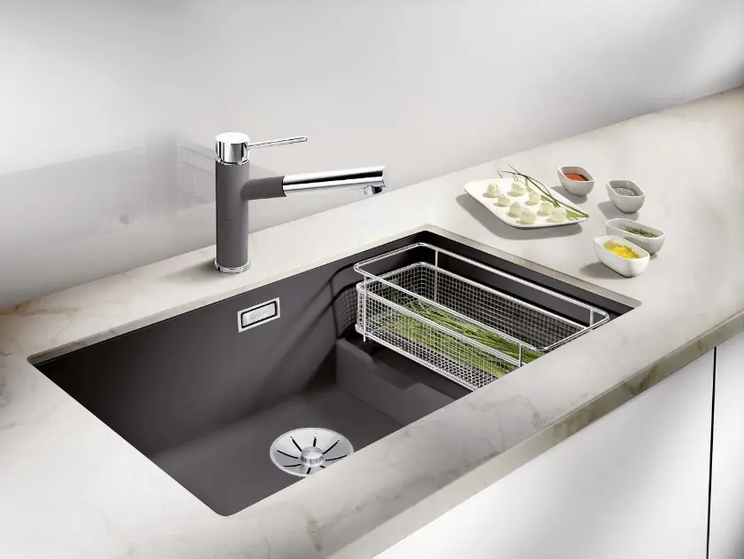 Blanco Subline 700 - Lavello in silgranit, 73x46 cm, con accessori ...